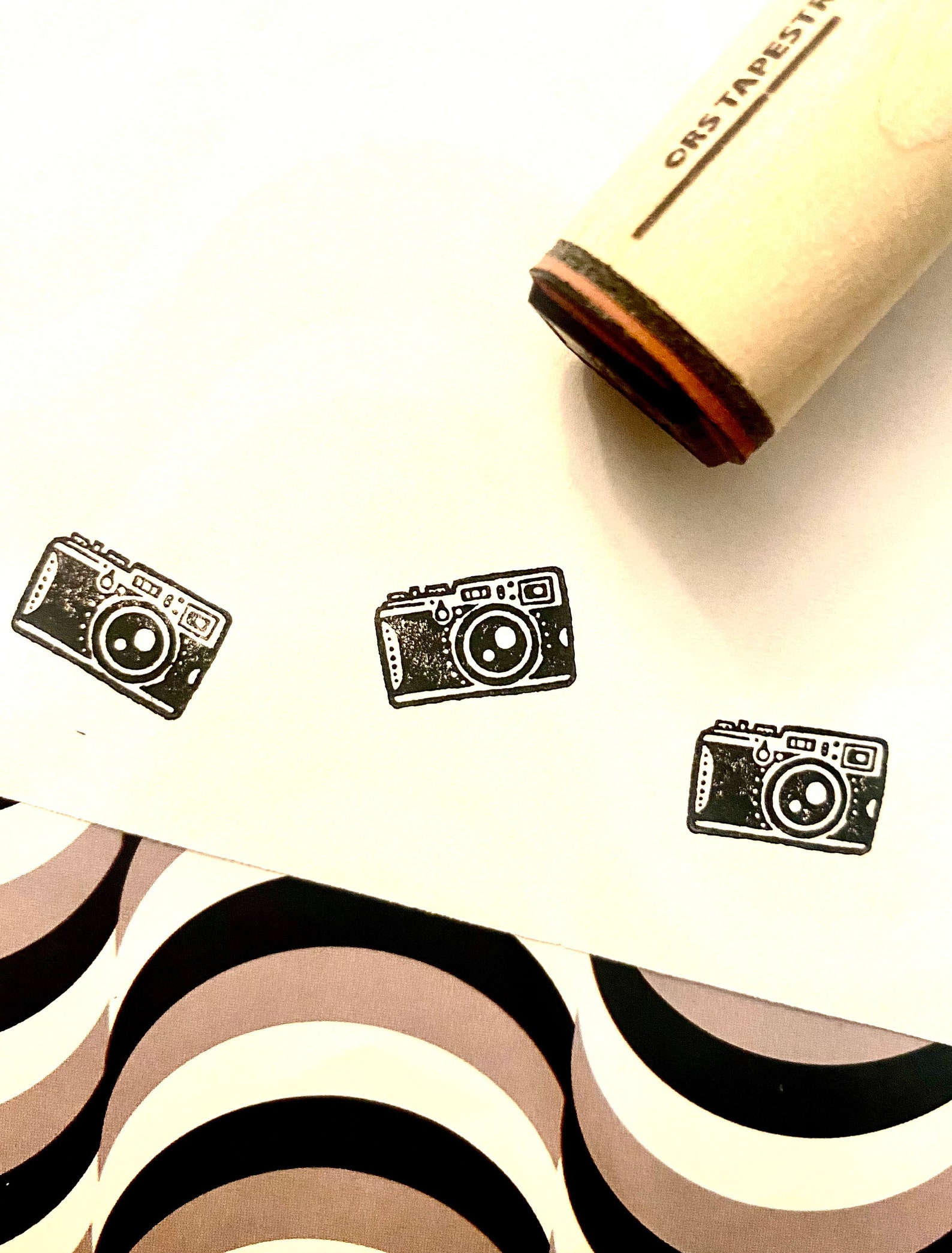 Camera Rubber Stamp - Etsy