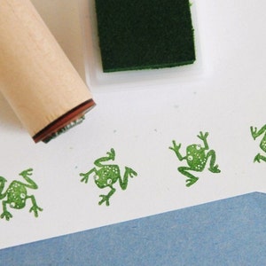 Perching Tree Frog Rubber Stamp - Etsy