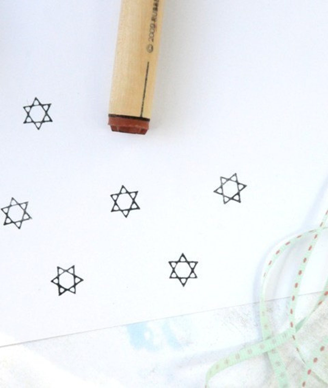 Star of David Rubber Stamp - Etsy
