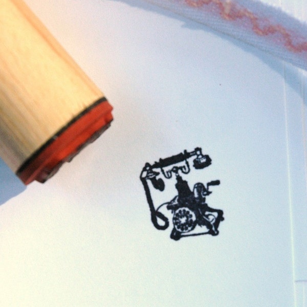 Telephone Stamp - Etsy