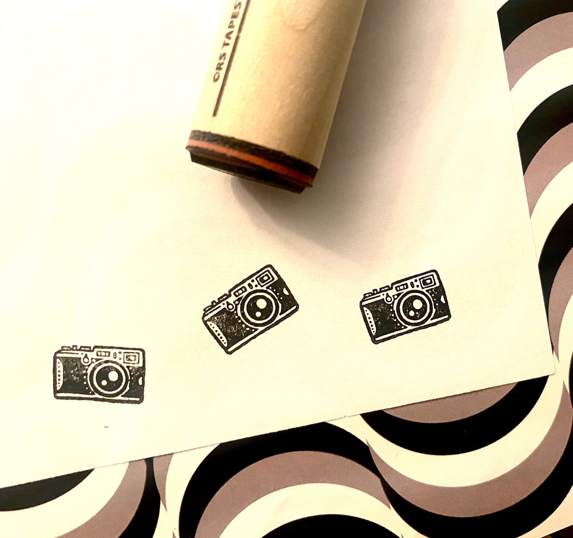 Camera Rubber Stamp - Etsy