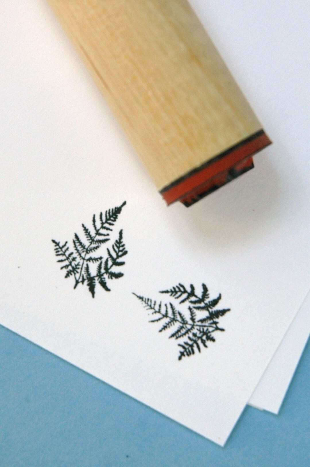 Delicate Fern Rubber Stamp - Etsy
