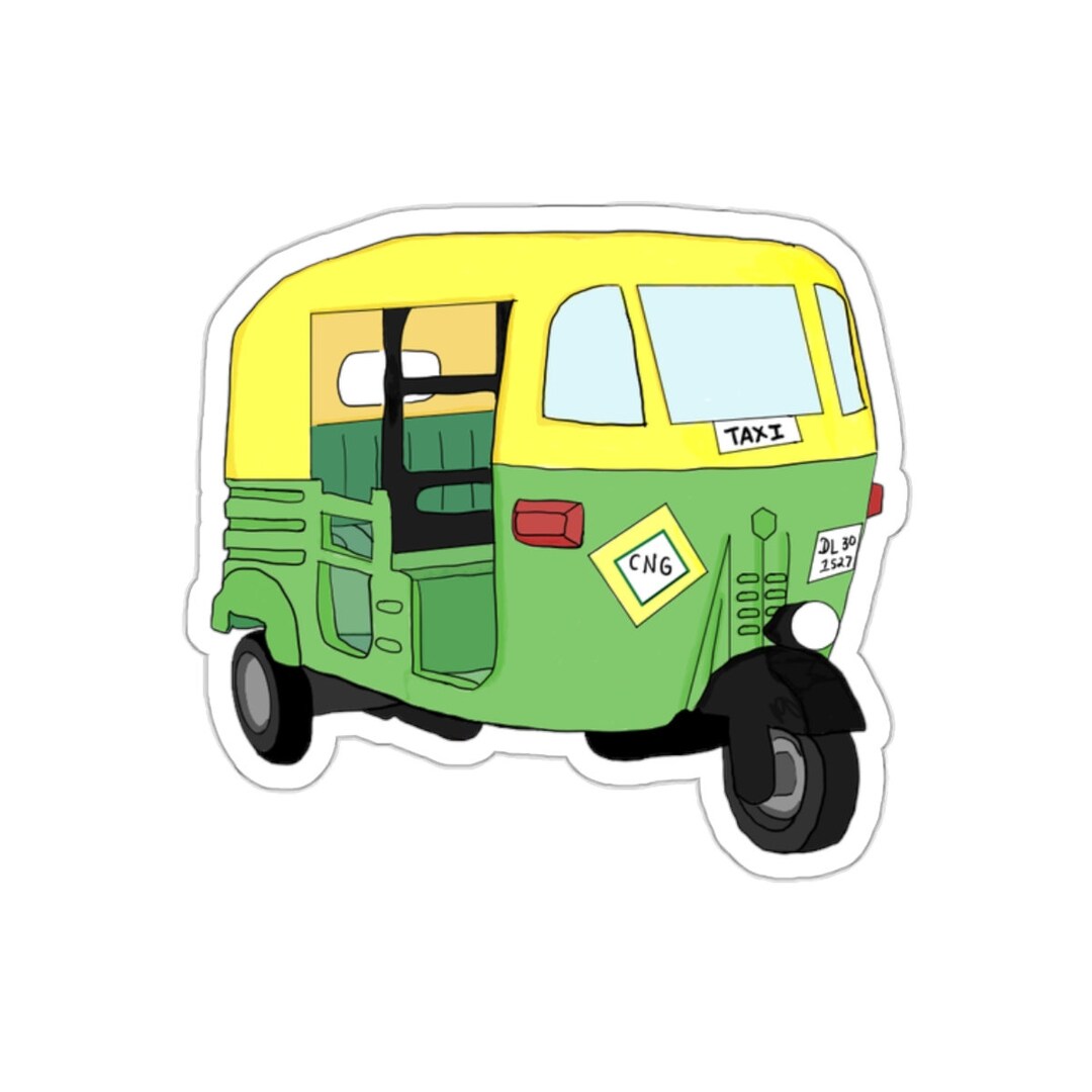 Desi Tuk Tuk / Auto Rickshaw Sticker - Etsy