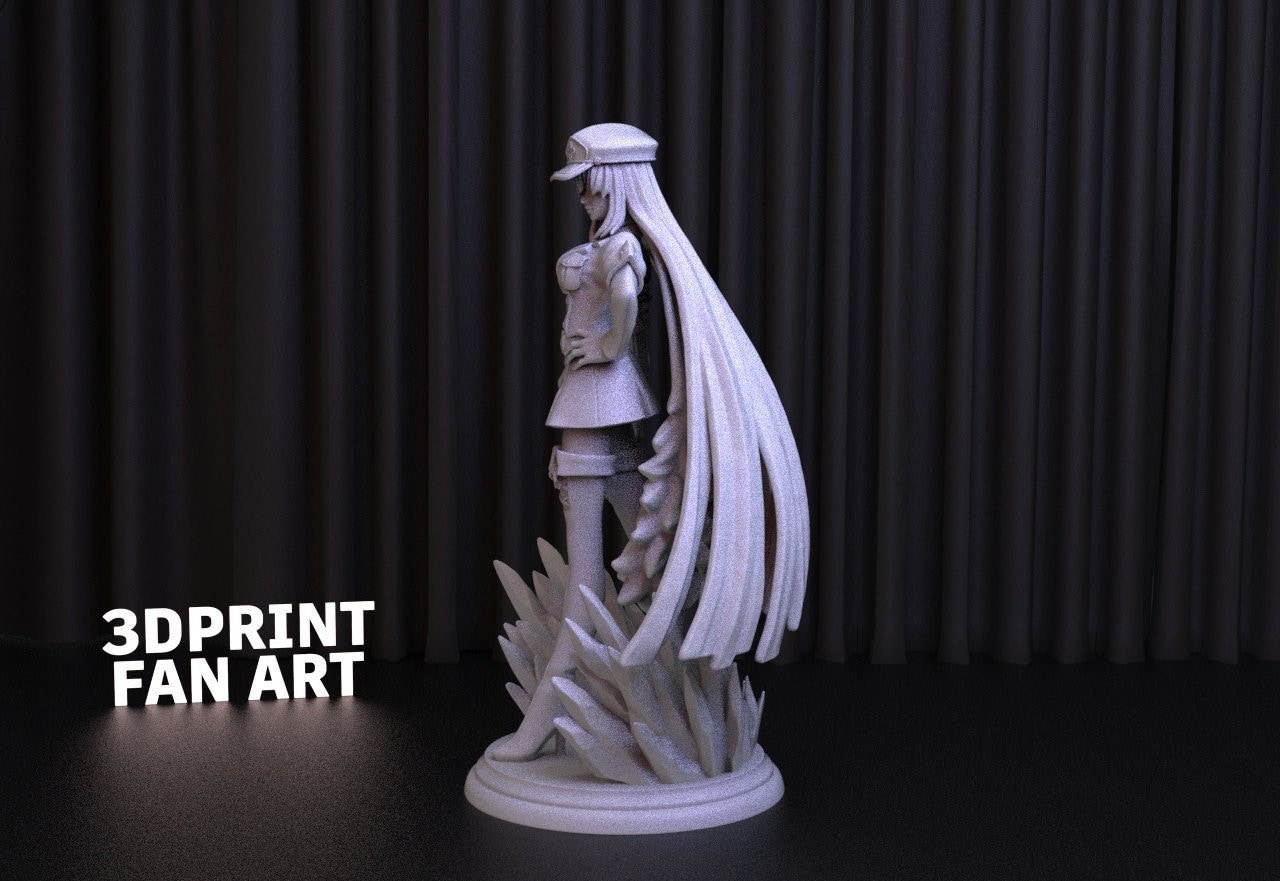 Esdeath-mitsukage 3D Print STL File for 3D Printing,3d Digital File ...