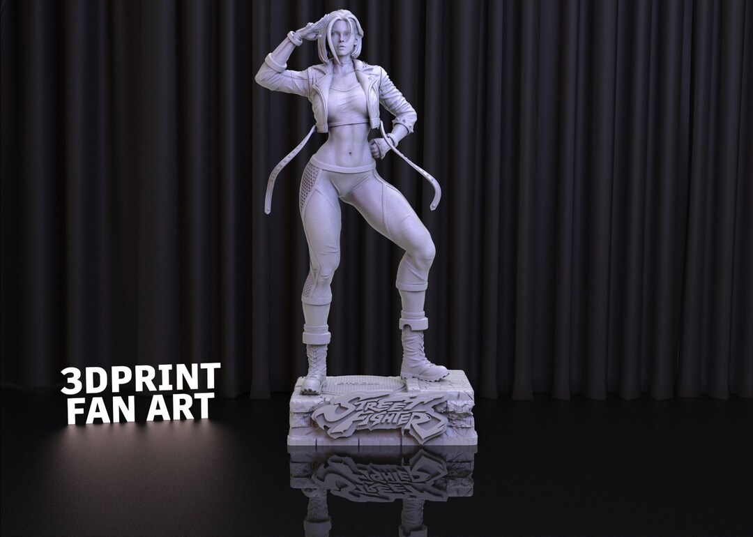 Street Fighter Cammy Nsfw 3D Print STL File for 3D Printing,3d Digital,instant Download Drive ...