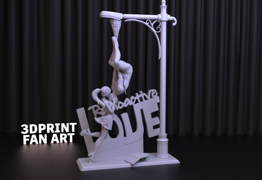 Spiderman and MJ 3D Print STL File for 3D Printing,3d Digital File ...