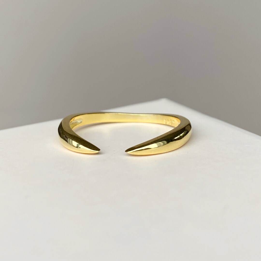 Claw Ring Spike Ring Gold Ring Stacking Ring Silver Ring Gift for Her ...