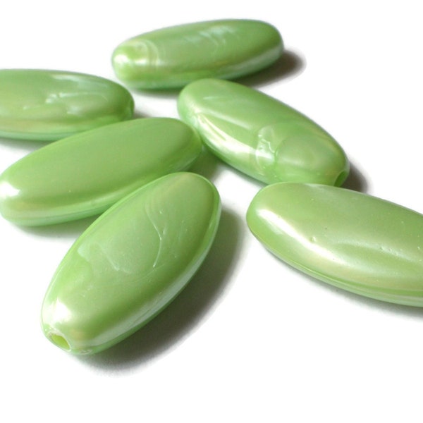 Oval Plastic Beads - Etsy