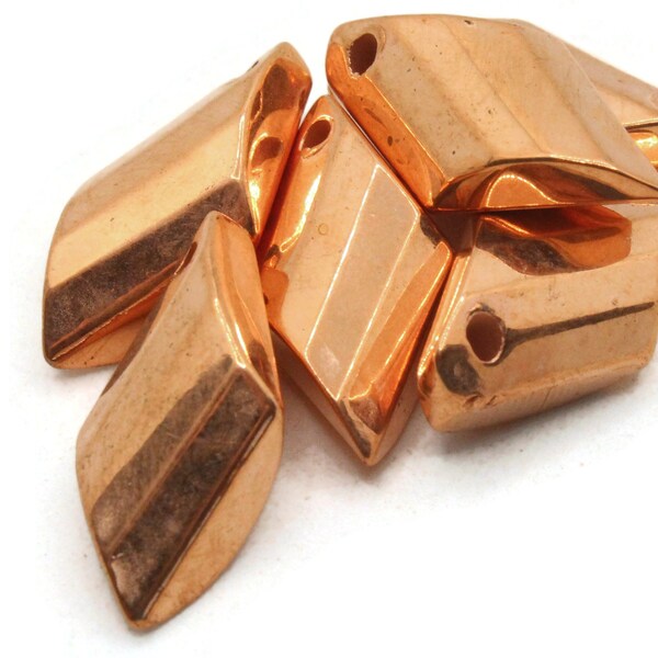 Metalized Plastic Beads Metal Plated - Etsy
