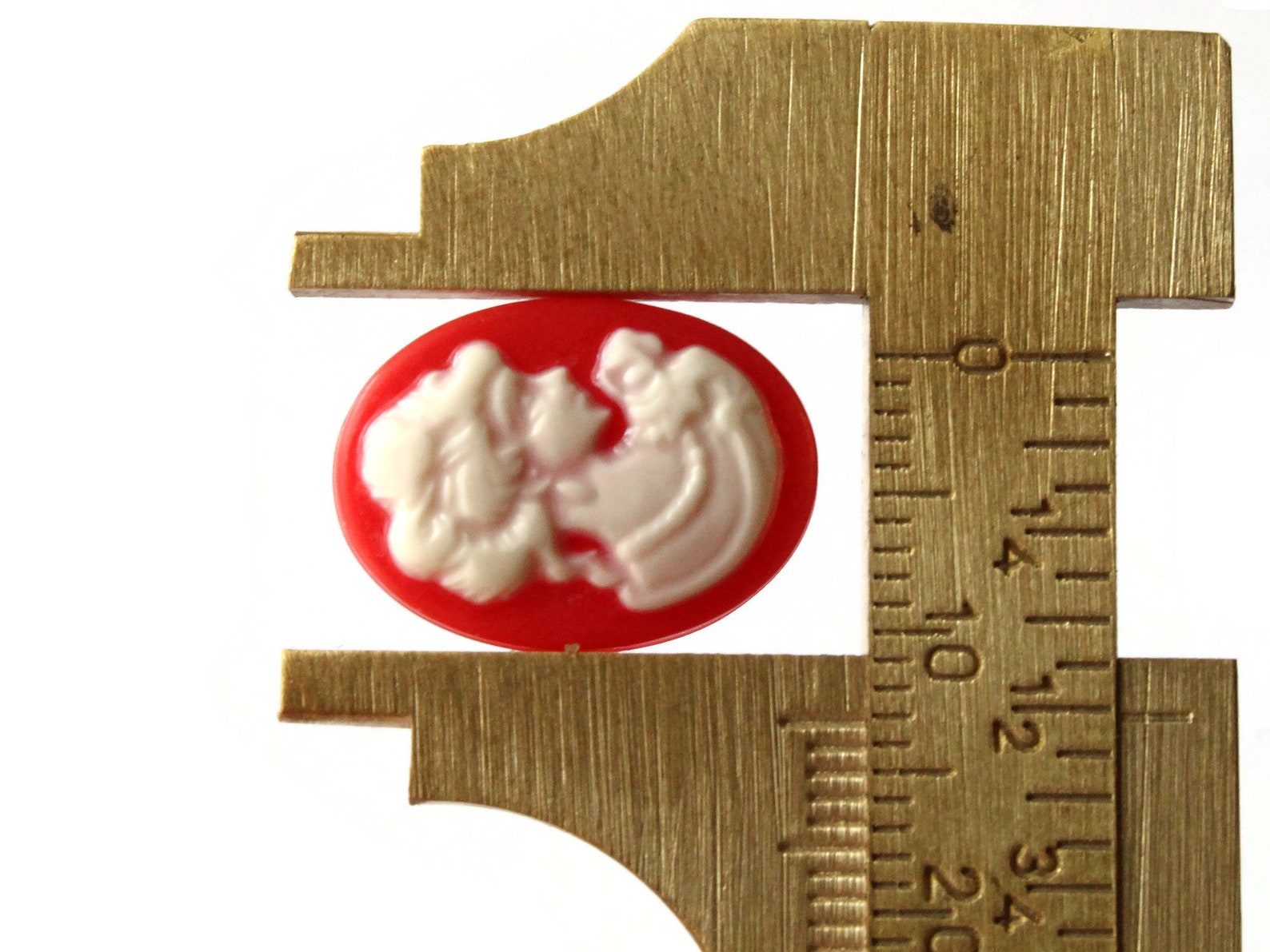 10 Red Cameo Cabochons Victorian Cameo Woman Face Cameo Cabs - Etsy