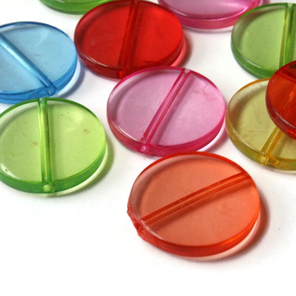 Flat Round Beads - Etsy