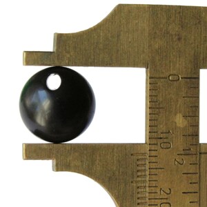 8 12mm 1/2 Inch Black Ball Buttons Lucite Round Buttons Vintage Lucite ...