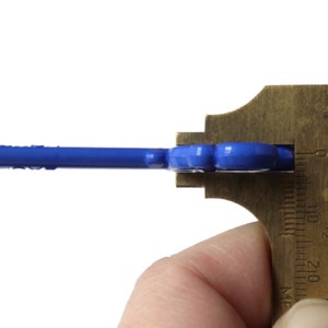 8 Royal Blue Key Charm Skeleton Key Charm Plastic Key Beading Supplies ...