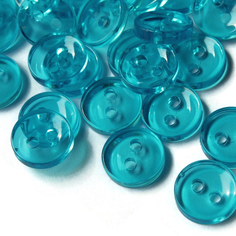Blue Buttons - Etsy