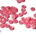 50 11mm Opaque Pearl Pink Buttons Flat Round Plastic Two Hole - Etsy
