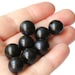 8 12mm 1/2 Inch Black Ball Buttons Lucite Round Buttons Vintage Lucite ...