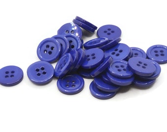 Royal Blue Buttons - Etsy