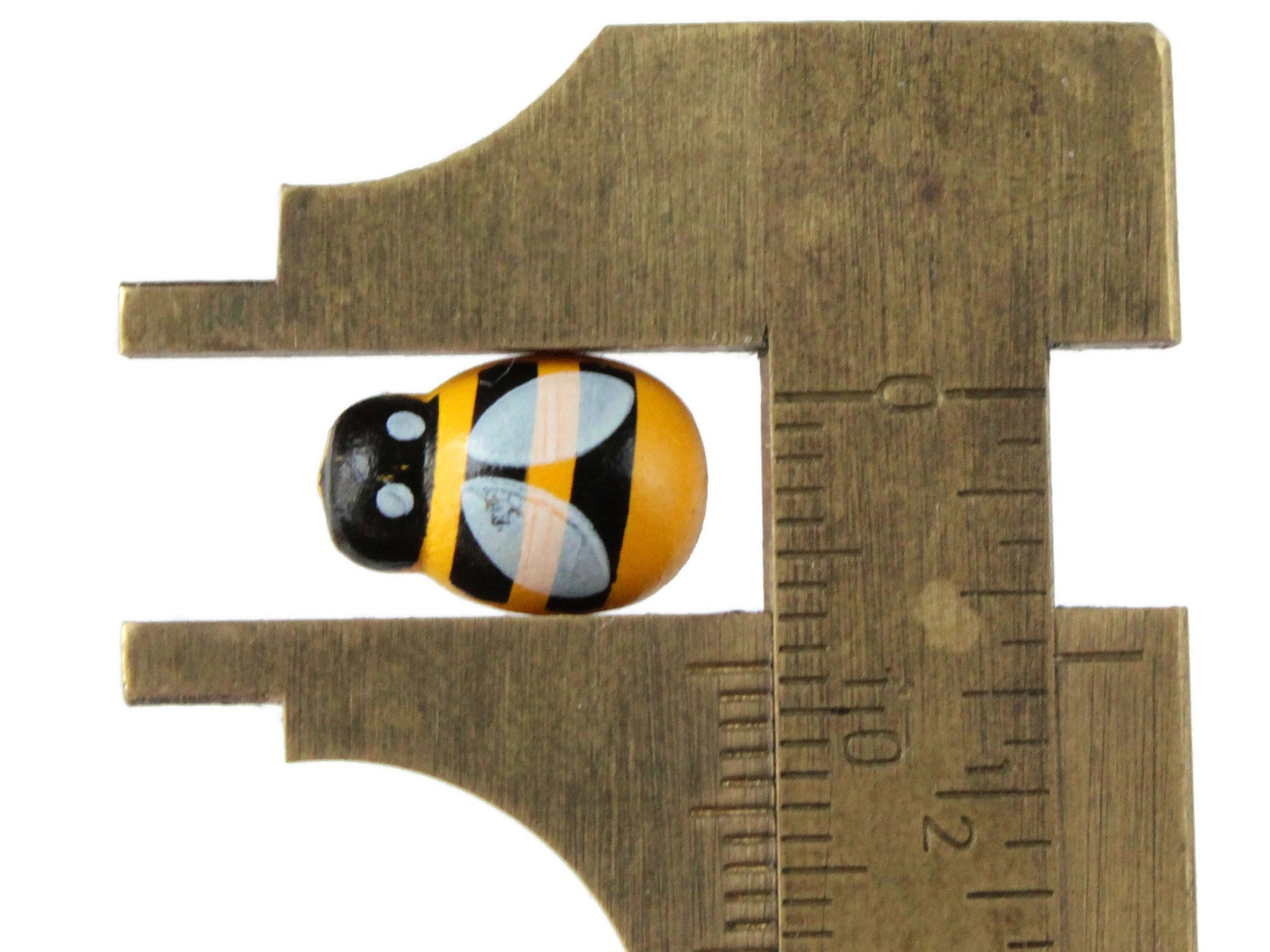 30 13mm Wooden Bee Cabochons Bumblebee Cabs Flat Back - Etsy