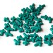 50 16mm Cross Beads Teal Green Cross Beads Plastic Crosses - Etsy
