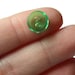 50 11mm Clear Green Buttons Flat Round Plastic Two Hole Buttons Jewelry ...