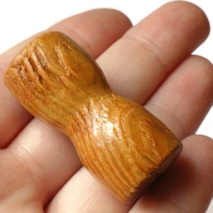 4 39mm Hourglass Tube Beads Wooden Beads Vintage Beads Wood Beads ...