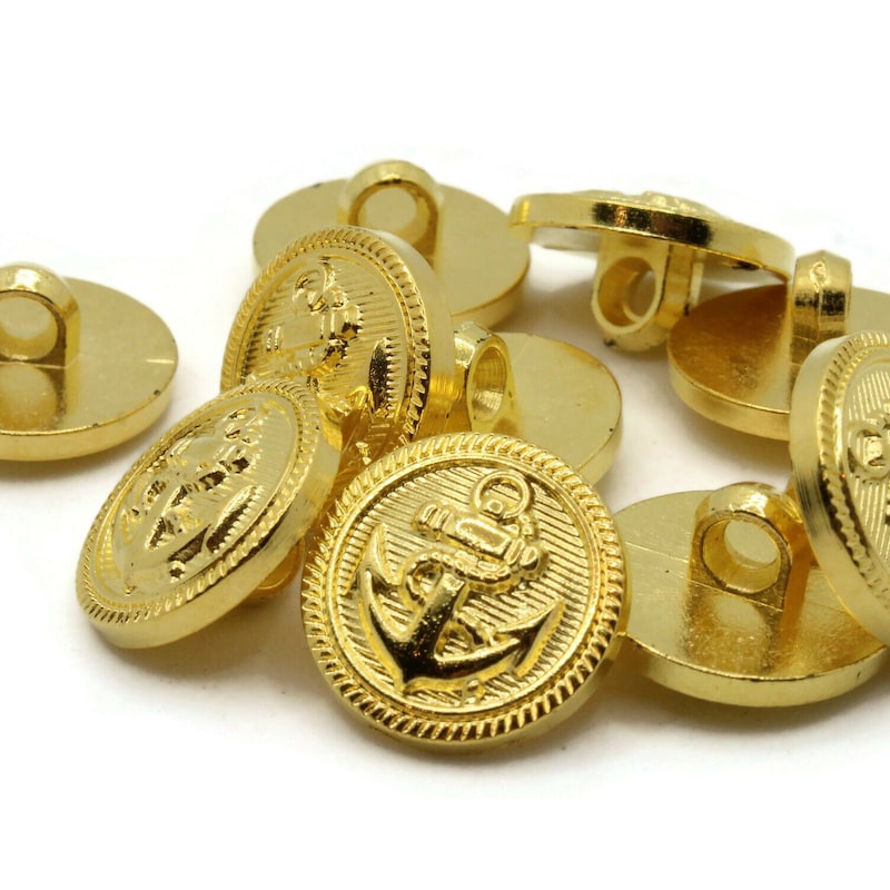 Gold Buttons - Etsy