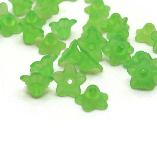 Lucite Flower Beads - Etsy
