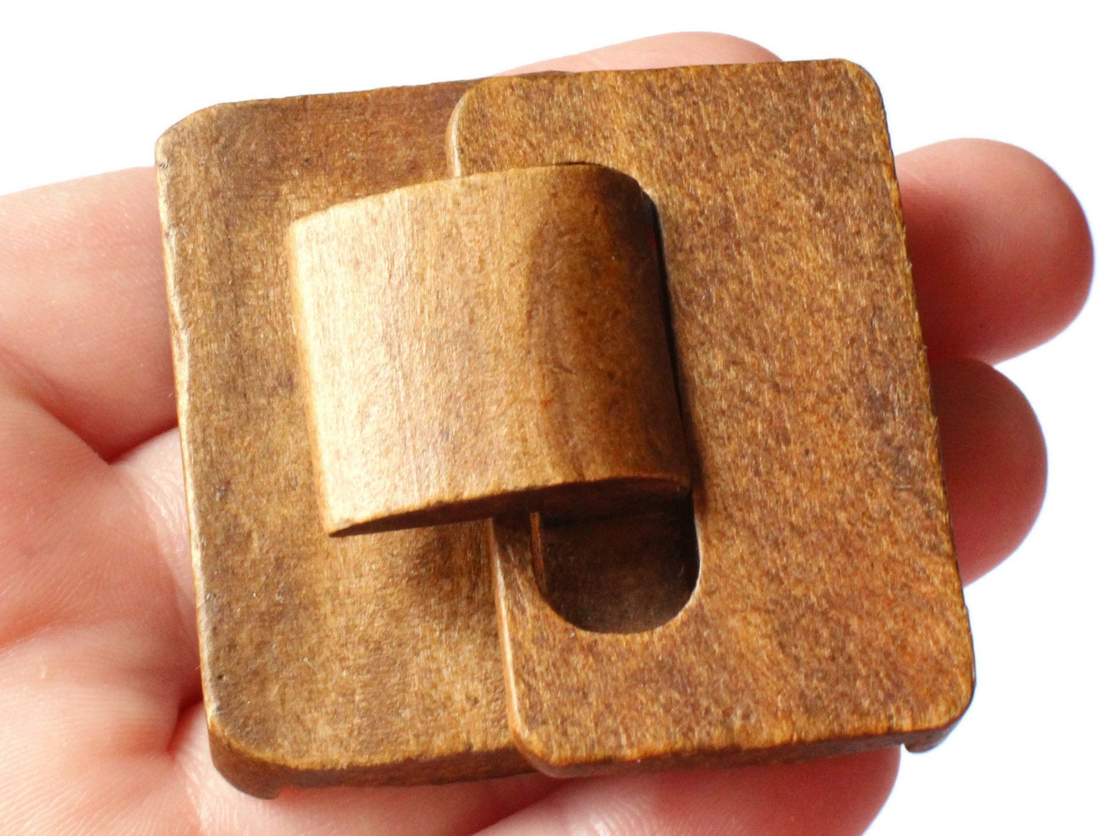 Wood Buckle Clasp Wooden Multi-strand Necklace Hook and Eye | Etsy