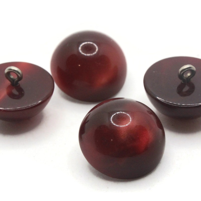 Red Vintage Buttons - Etsy