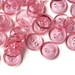 50 11mm Clear Light Pink Buttons Flat Round Plastic Two Hole - Etsy