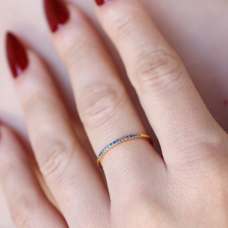 Blue Jewel Ring - Etsy