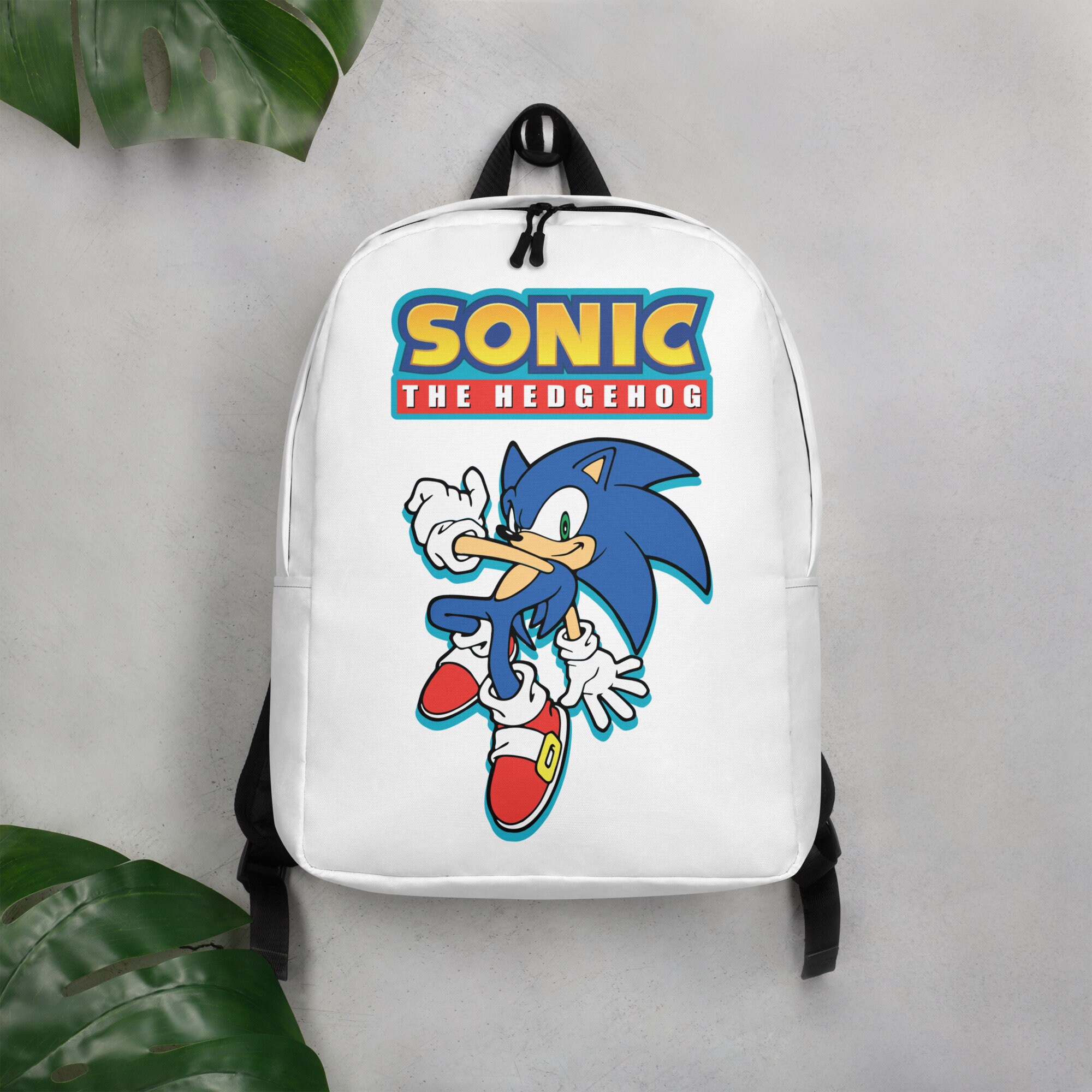 Personalized Sega Sonic the Hedgehog Backpack. Schoolbag Print - Etsy
