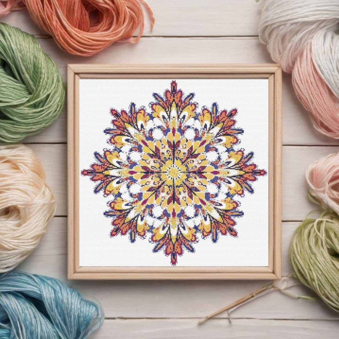 Modern Lace Cross Stitch Patterns With Colorful Details: How to Combine ...
