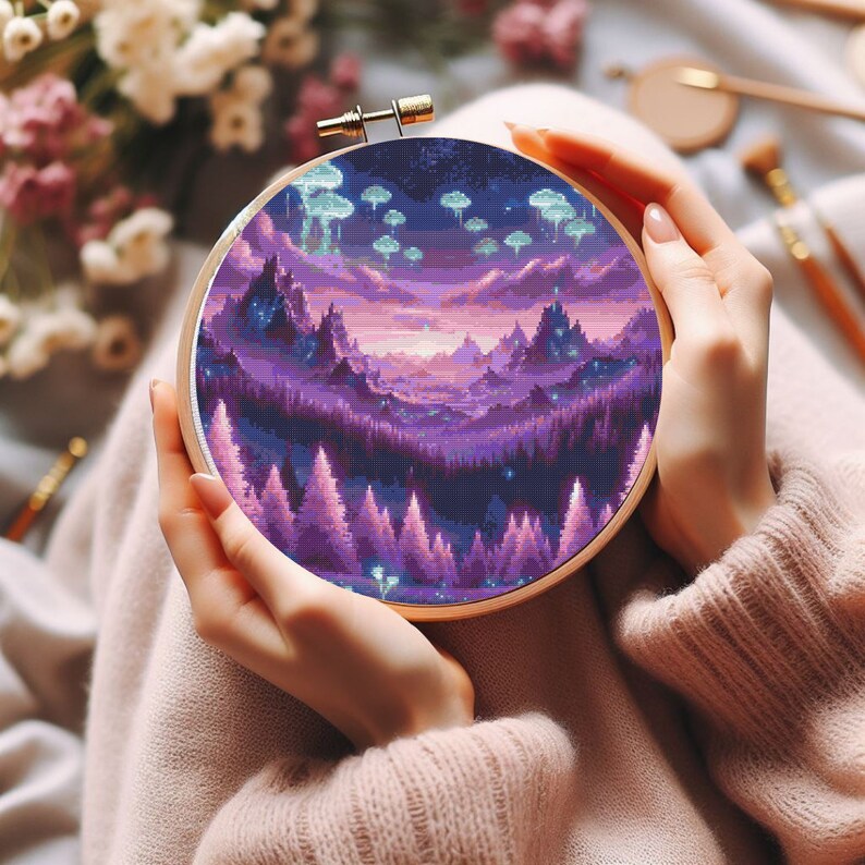 Digital Cross Stitch Model for Your Easily Embroiderable Handmade ...