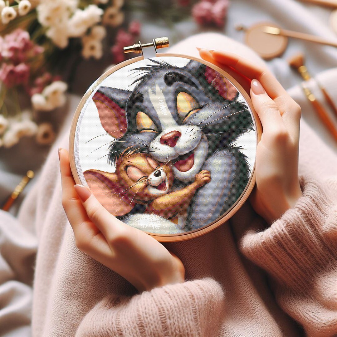 Cross Stitch Pattern Pdf-digtal Download-cross Stitch With a Tom and ...