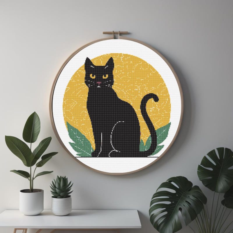 Cat Hand Embroidery - Etsy