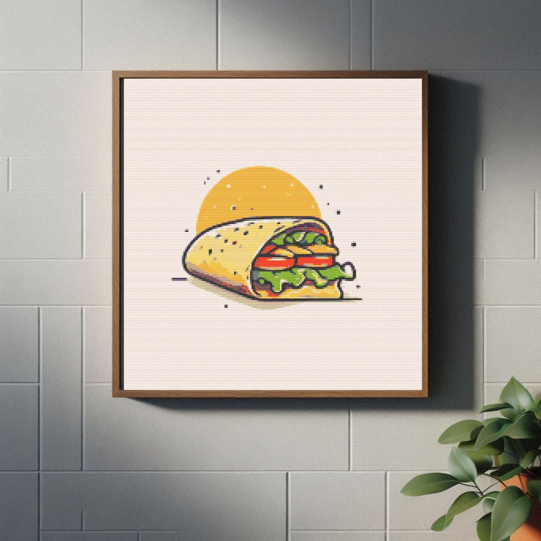 Tako Themed Cross Stitch Pattern | Digital Download | Fun Craft ...