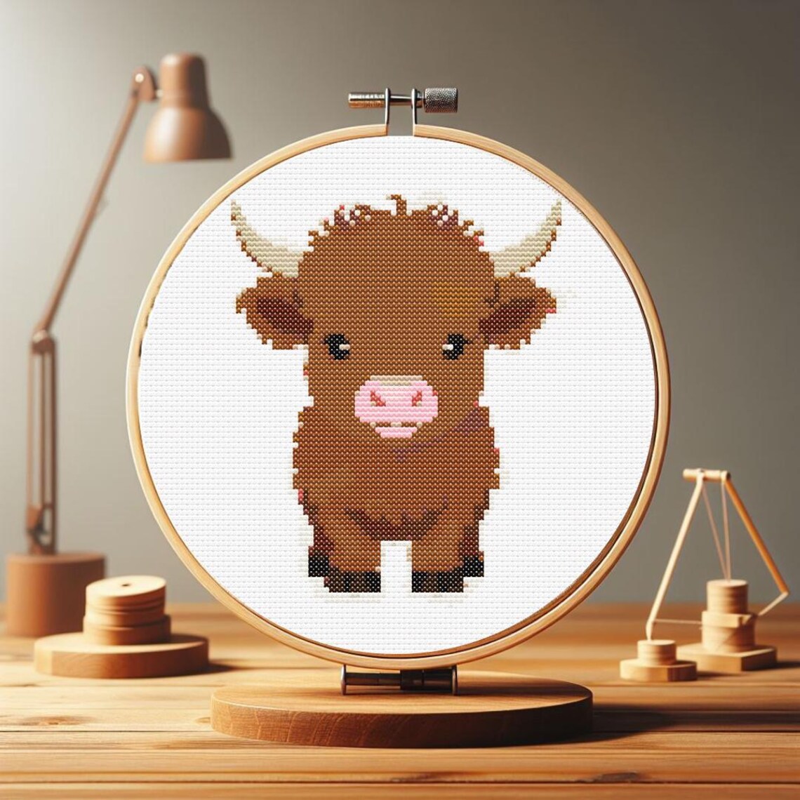 Highland Cross Stitch Pattern-easy Cross Stitch Pattern-small ...