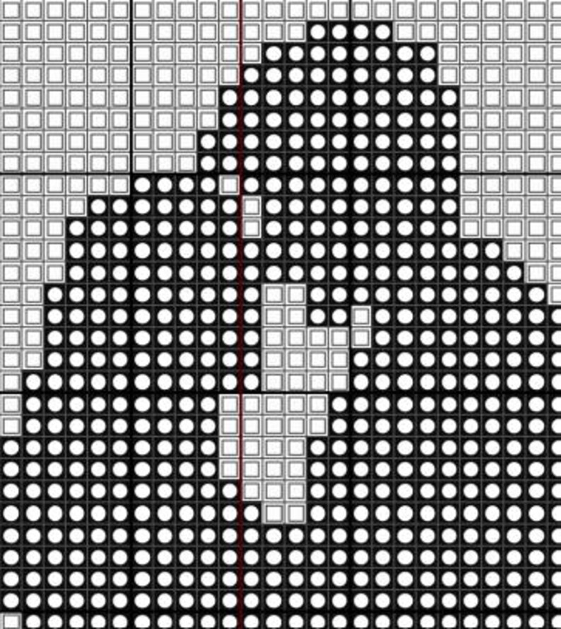Easy to Make Single Color Cross Stitch Model for Valentine's Day ...