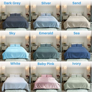 Breezeplus 3-sided Zipper Duvet Cover | Cotton Blend | Custom Size ...