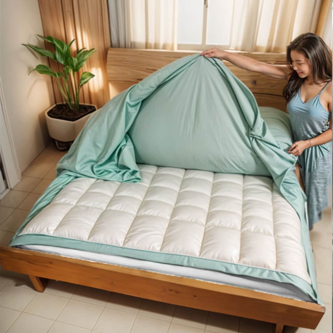 Breezeplus 3-sided Zipper Duvet Cover | Cotton Blend | Custom Size ...