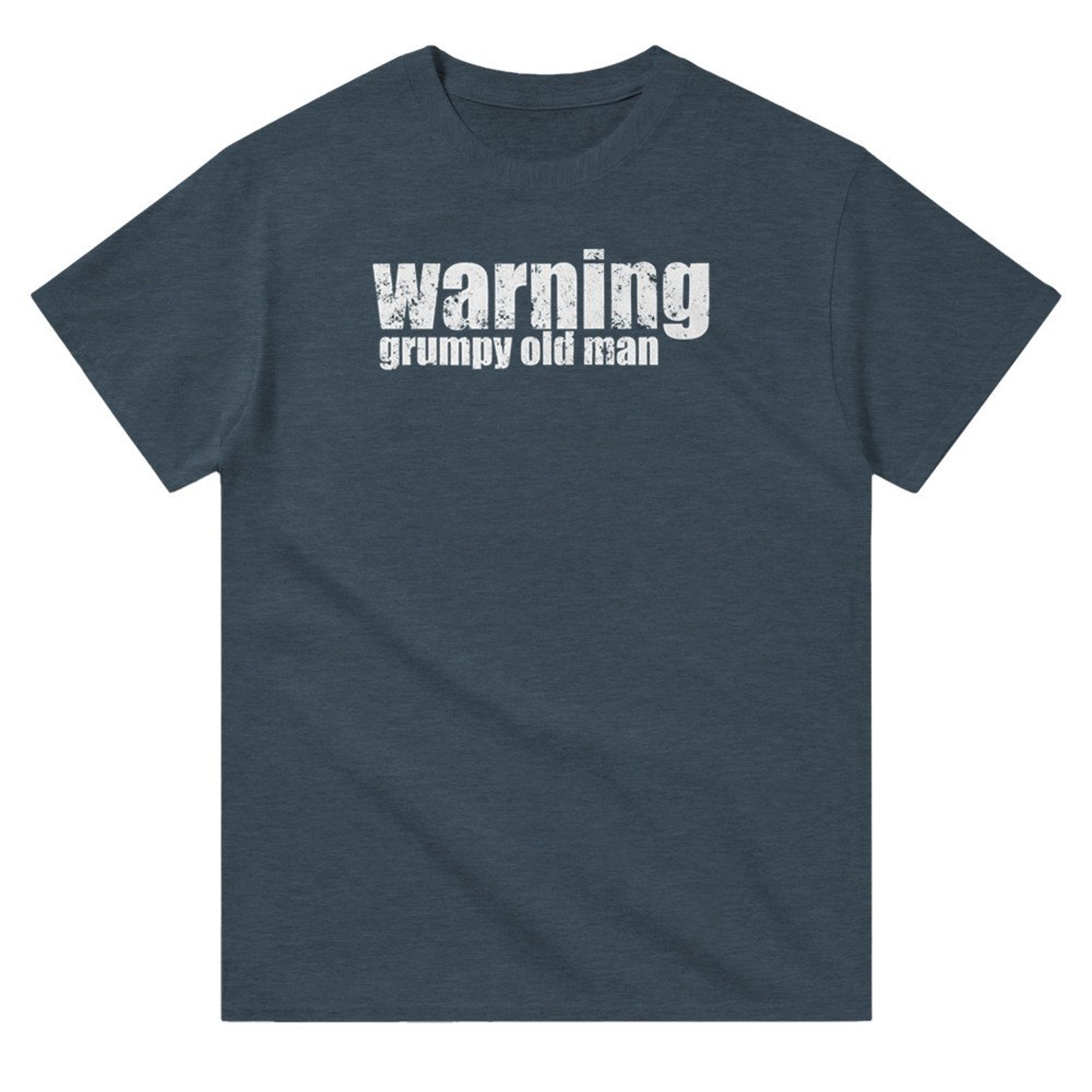 Warning Grumpy Old Man T-shirt | Funny Shirt - Dad Shirt - Grumpy Tee ...