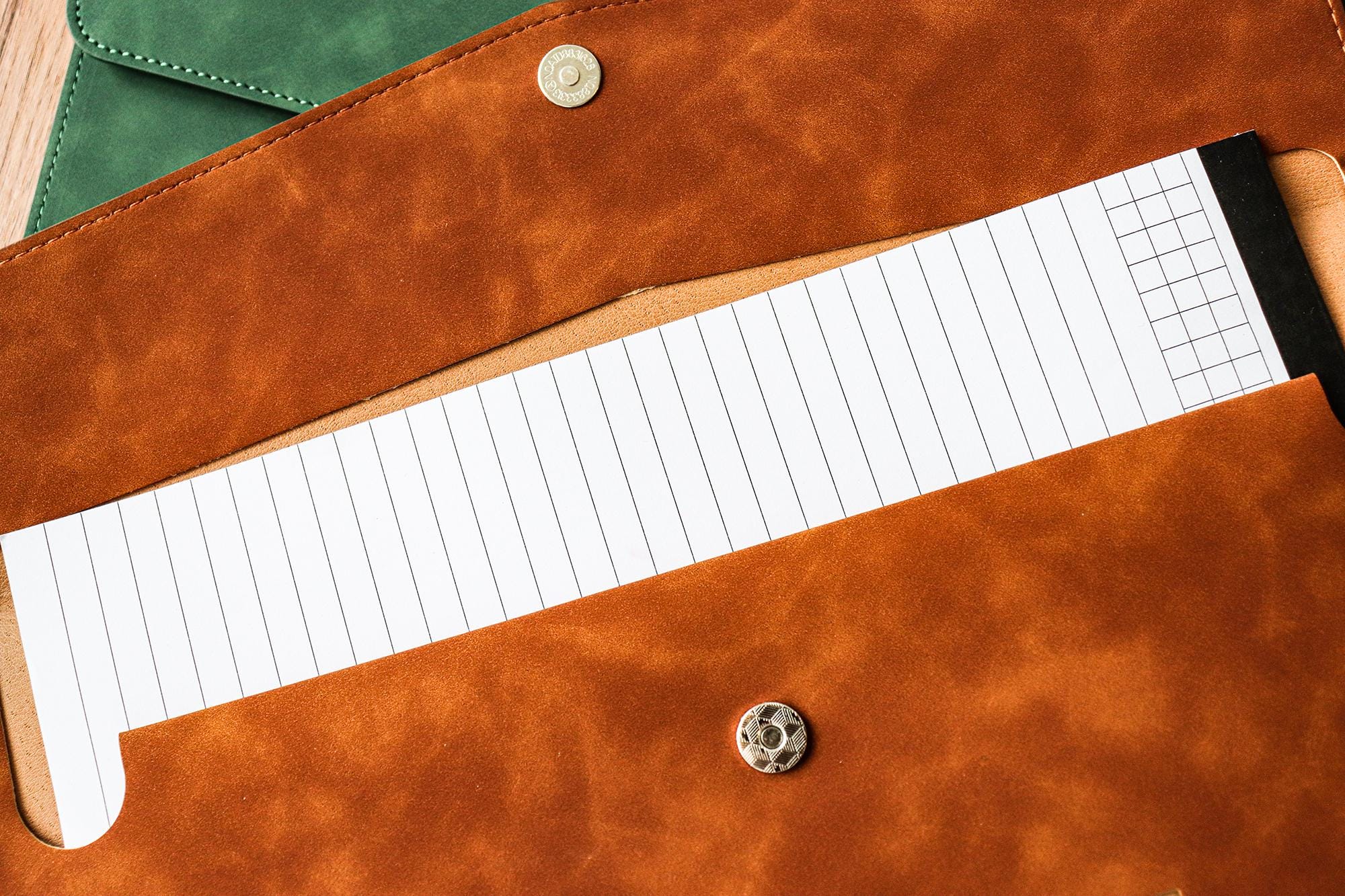 Custom Initials A4 Document Holder,personalized Leather Document Case ...