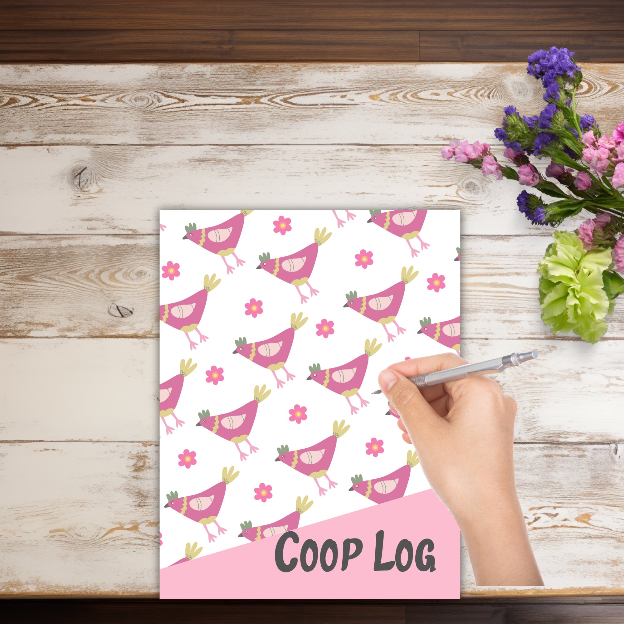 Printable Chicken Coop Log Book, Chicken Record Book, Coop Planner ...
