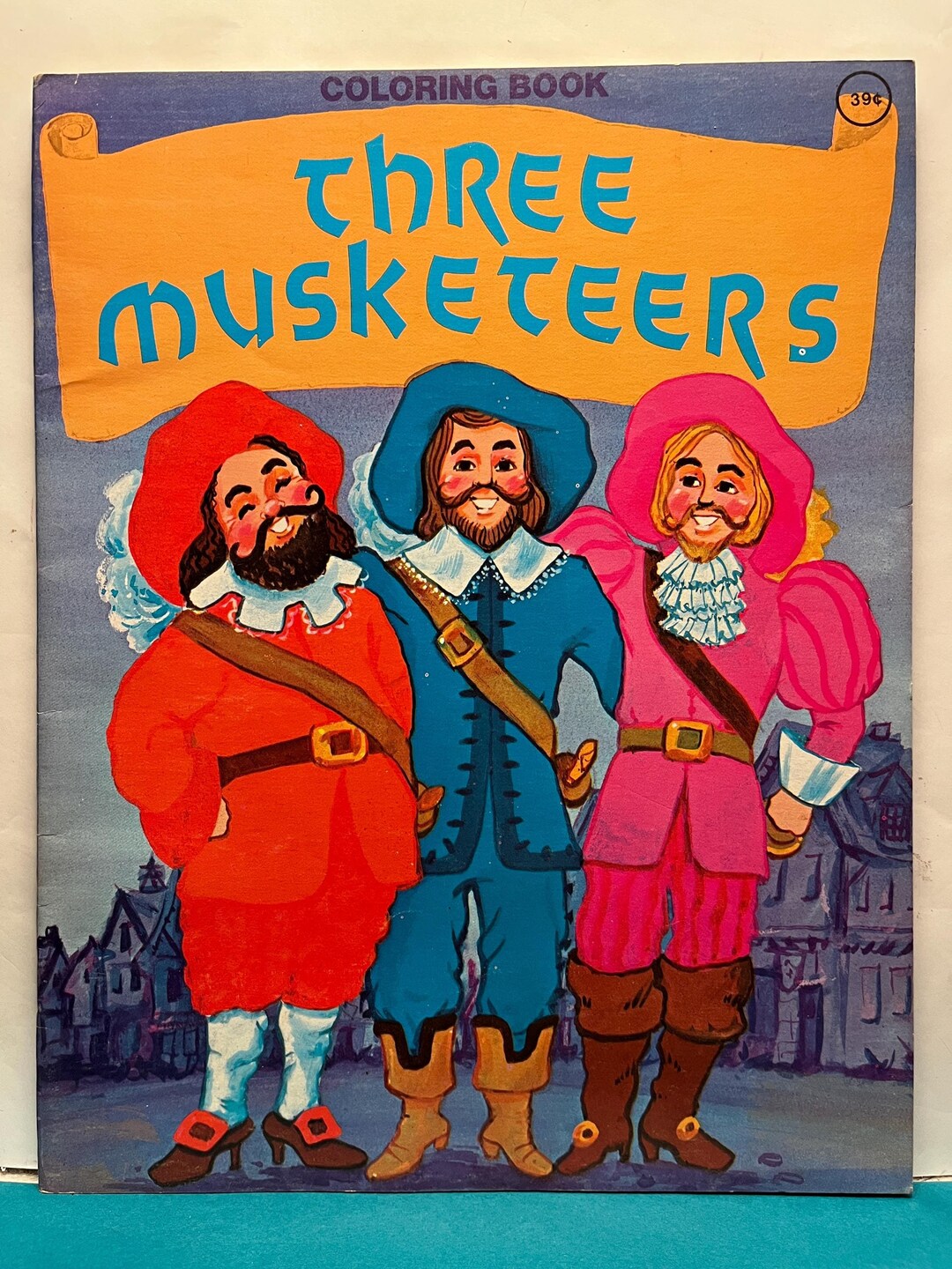 Vintage Three Musketeers Coloring Book for Kids - Etsy