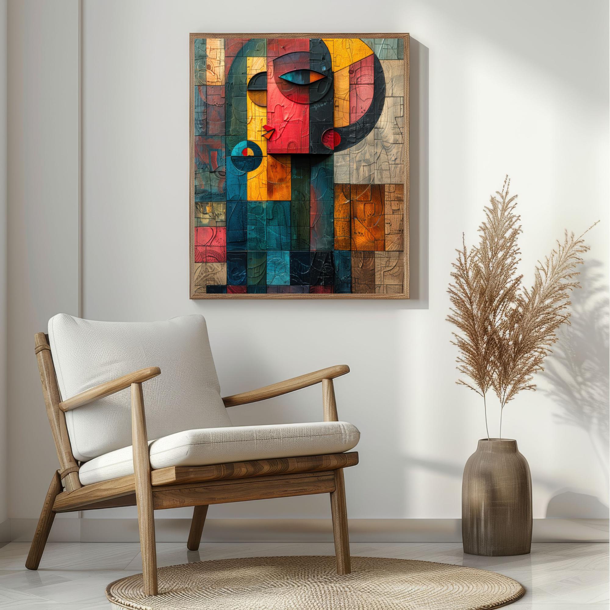 Colorful Abstract Printable Wall Art Ai-generated Instant Digital ...