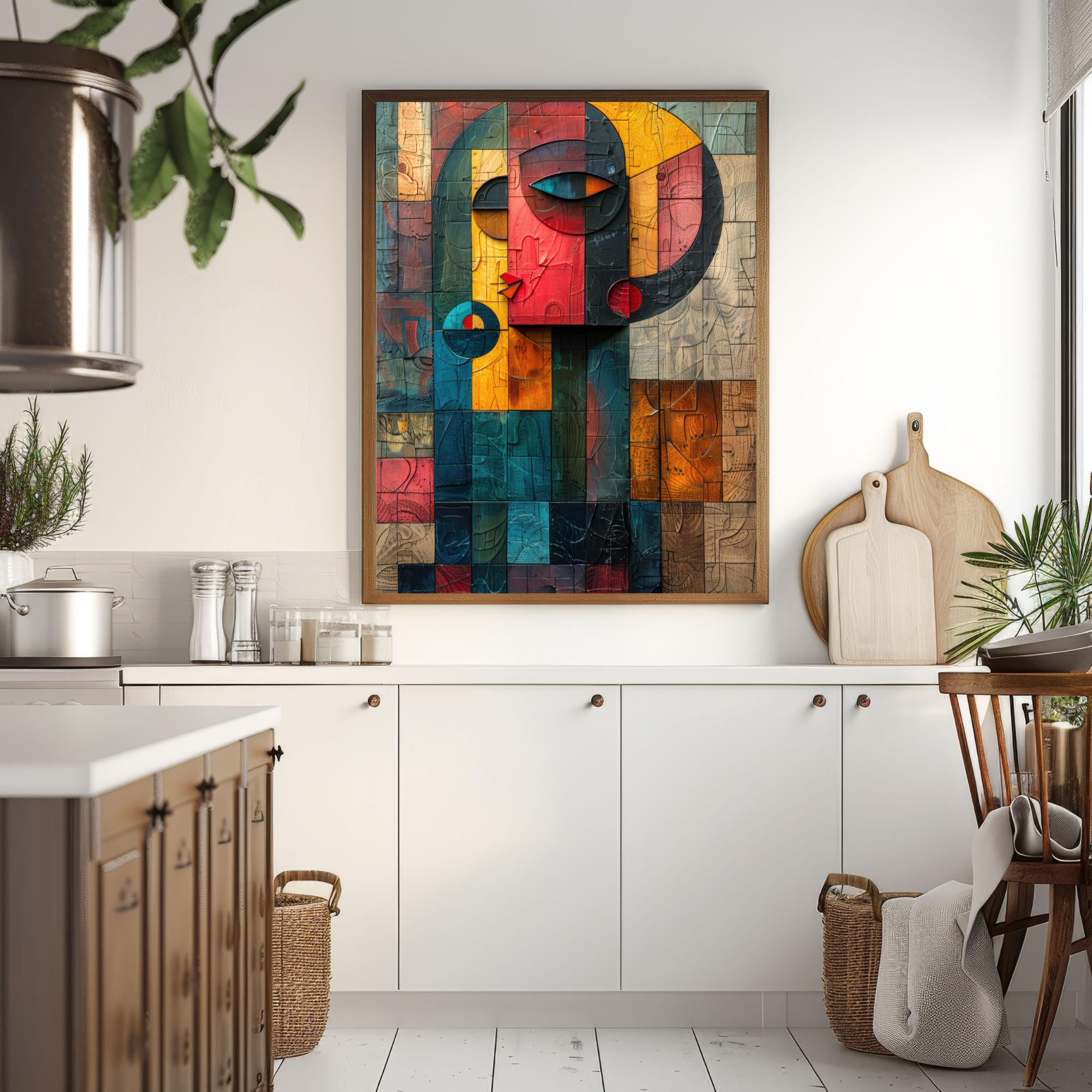 Colorful Abstract Printable Wall Art Ai-generated Instant Digital ...