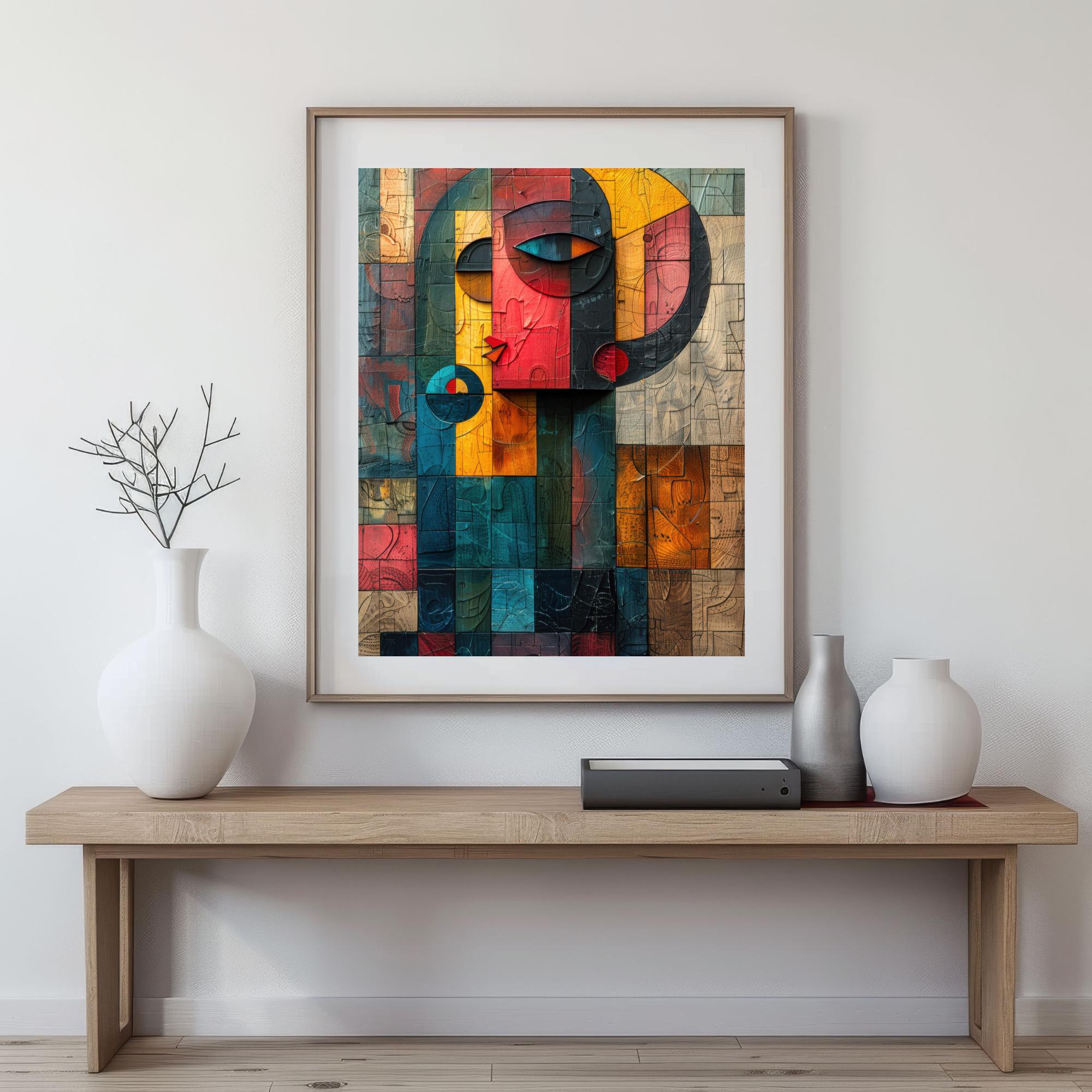 Colorful Abstract Printable Wall Art Ai-generated Instant Digital ...