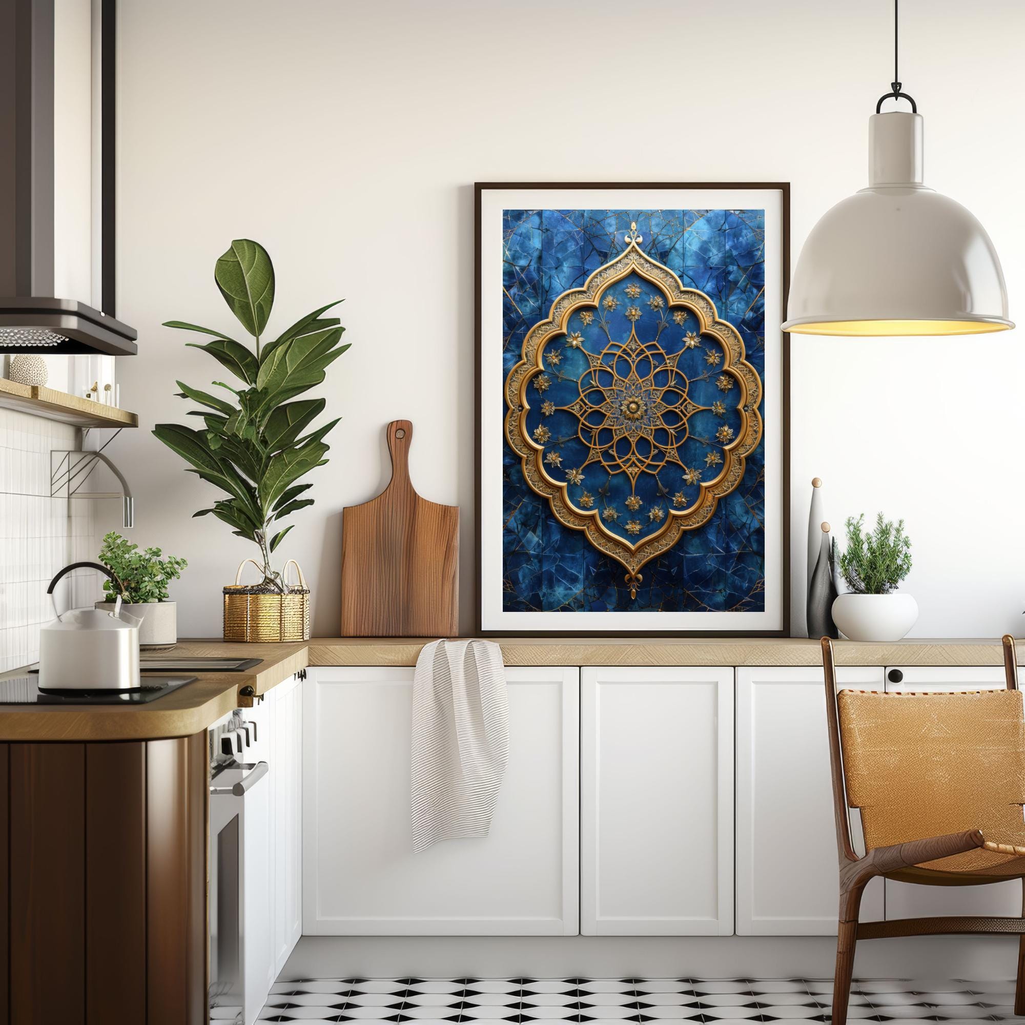 Ai-generated Abstract Digital Wall Art - Modern Home Decor, Unique ...
