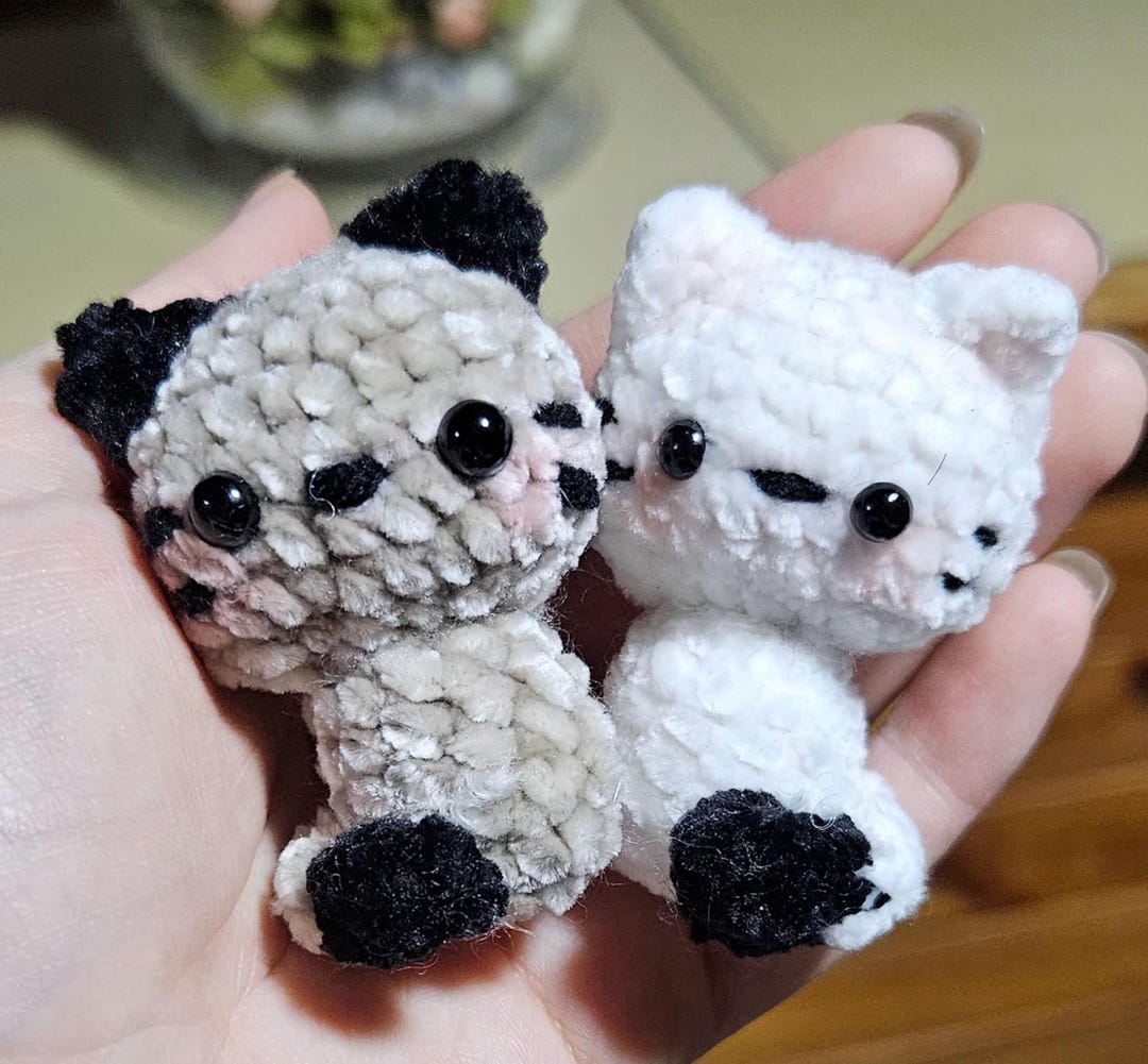 Mini Kitten Crochet Pattern – Tiny Cat Amigurumi PDF (beginner Friendly ...